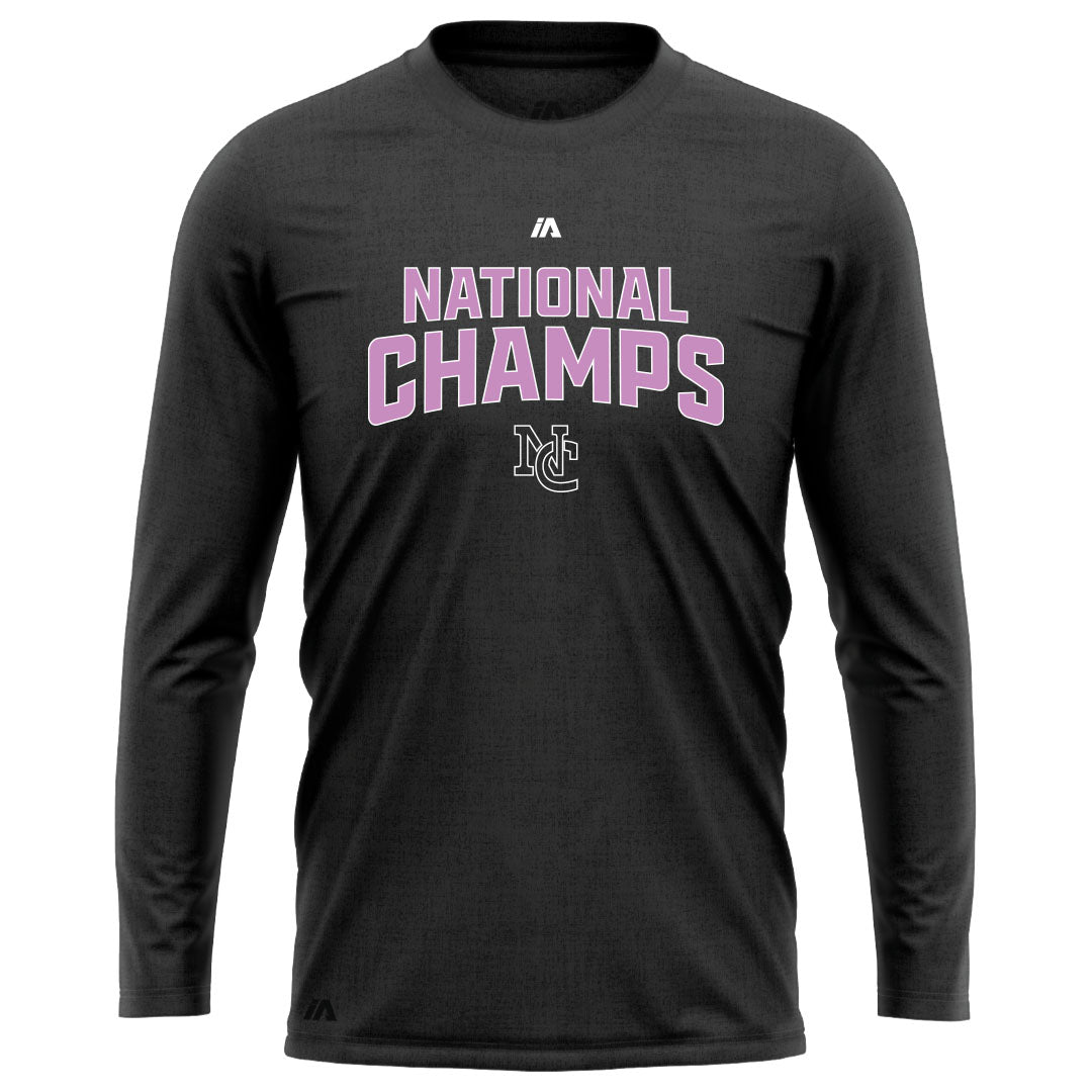 National Champs 'Crest' Performance LS Tee – Aussie Basketball Store