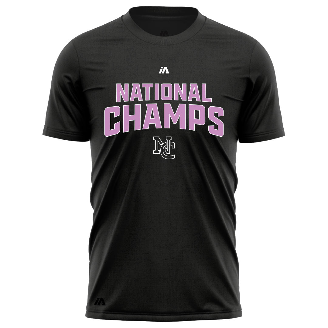 National Champs 'Crest' Performance Tee – Aussie Basketball Store